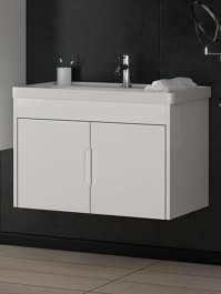 Martin Ada 80 Matte White Βάση Επίπλου Μπάνιου Με Νιπτήρα | TS deco E-shop Takaronis - Spournias