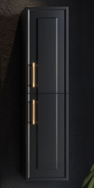 Martin Napoli Matte Black Στήλη Επίπλου Μπάνιου | TS deco E-shop Takaronis - Spournias