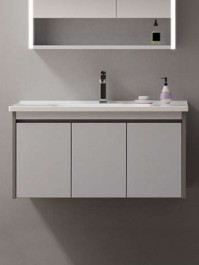 Martin Yvonne 100 Matte Grey Βάση Επίπλου Μπάνιου Με Νιπτήρα | TS deco E-shop Takaronis - Spournias