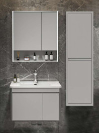 Martin Yvonne 60 Matte Grey Έπιπλο Μπάνιου | TS deco E-shop Takaronis - Spournias